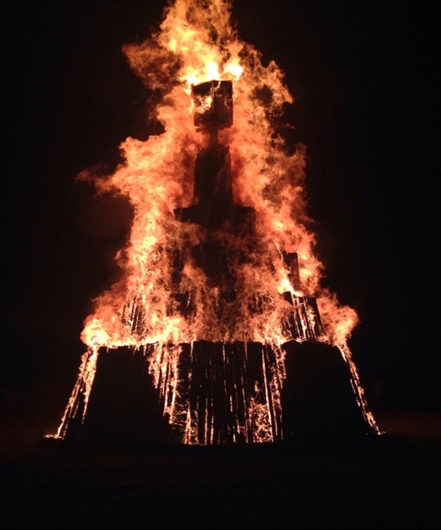 Aggie Bonfire Burns Before LSU Game | kagstv.com
